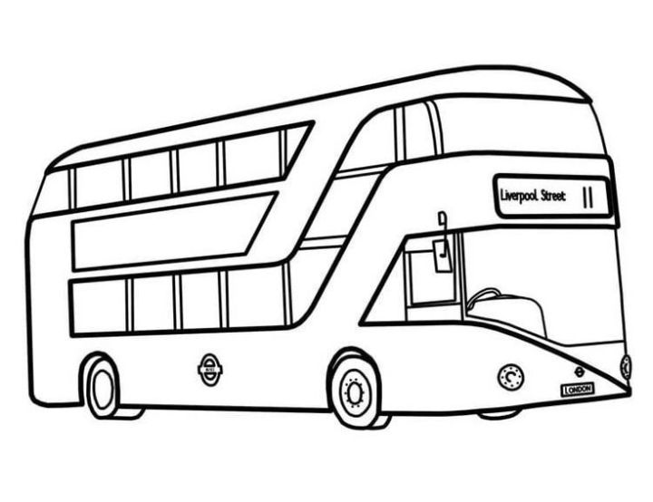 kertas mewarnai A4 tema bus telolet dan truk oleng random coloring anak ...