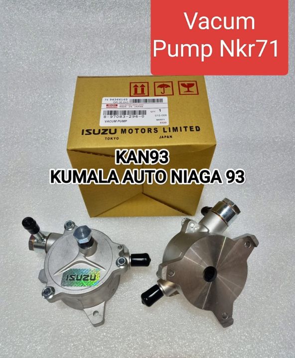 VACUM PUMP-POMPA VACUM BLOWER REM ISUZU NKR71 NKR66 ORIGINAL 8-97083 ...