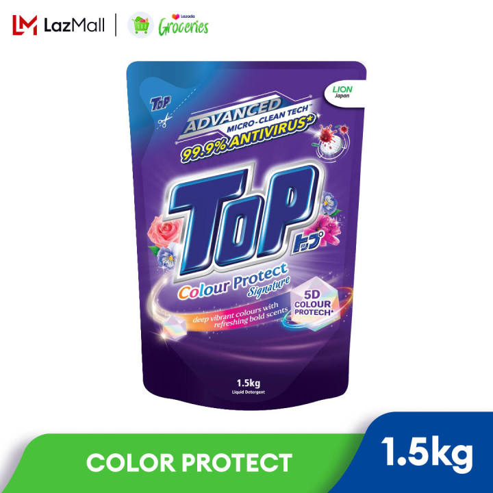 TOP Advance Micro-Clean Tech With 99.9% Antivirus Color Protect Laundry ...