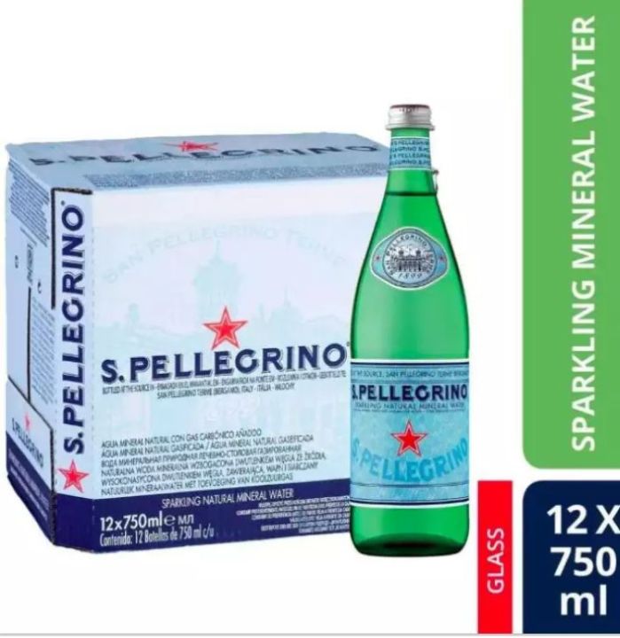 San Pellegrino Sparkling Natural Mineral Water 750ML x12(USA) | Lazada PH