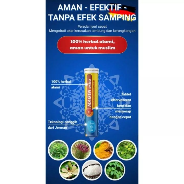 MAGEN EXTRA TABLET UNTUK PENYAKIT MAAG, LAMBUNG DIJAMIN ASLI DAN ...