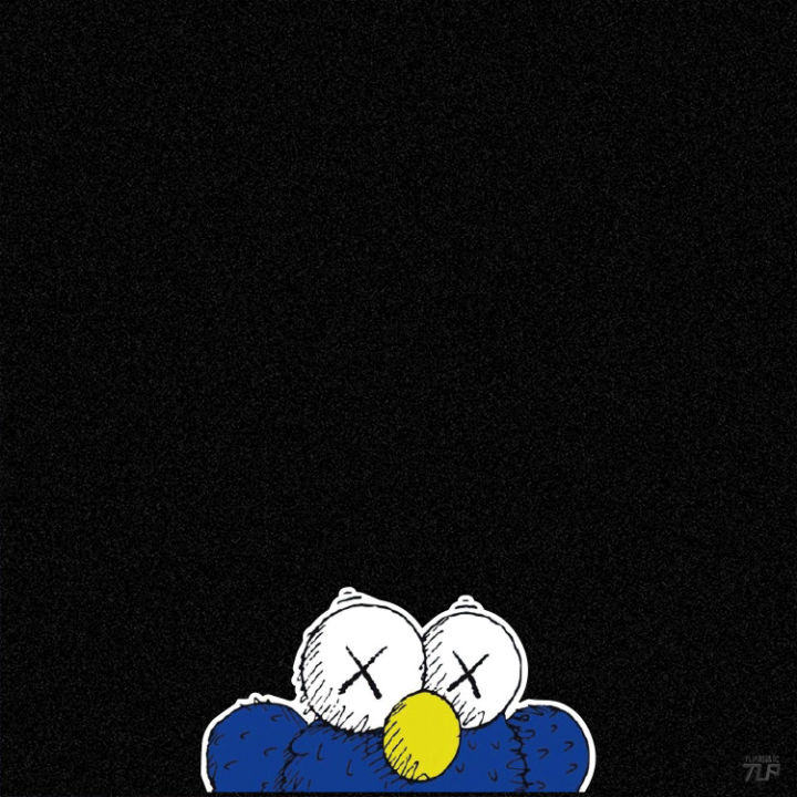 TLP Reflective Bumper Stickers Graffiti XX-Eye Sesame Street KAWS Fork ...