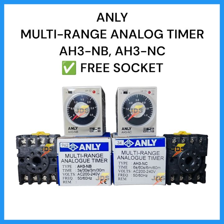 Anly Multi-Range Analog Timer AH3-NB, AH3-NC | Lazada PH