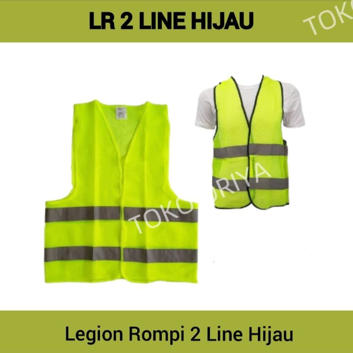 rompi kerja proyek polyester / rompi safety / rompi keselamatan kerja ...