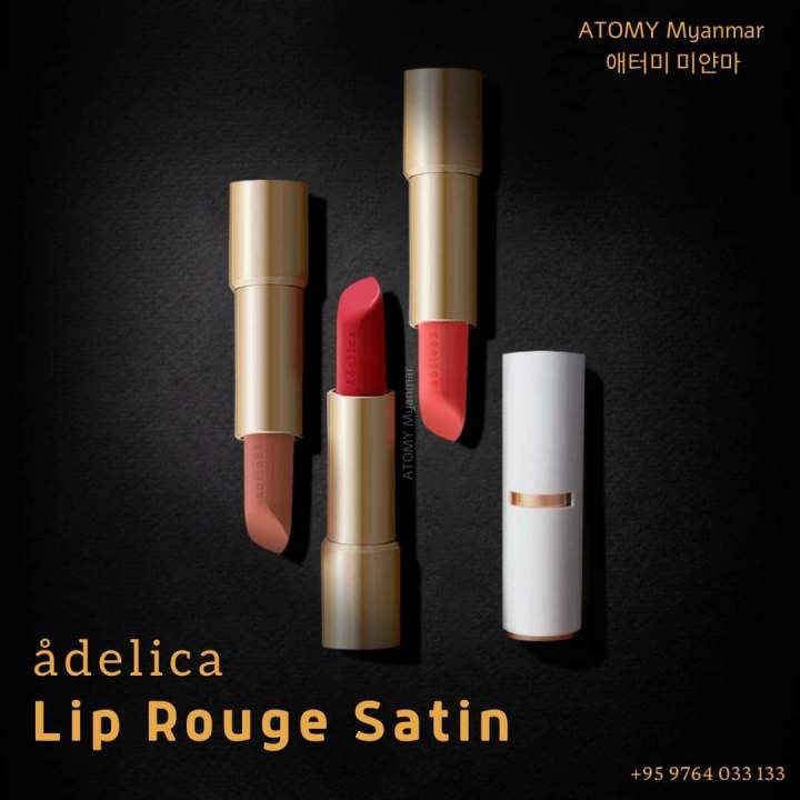 Atomy Adelica Lip Rouge Satin original | Lazada Indonesia