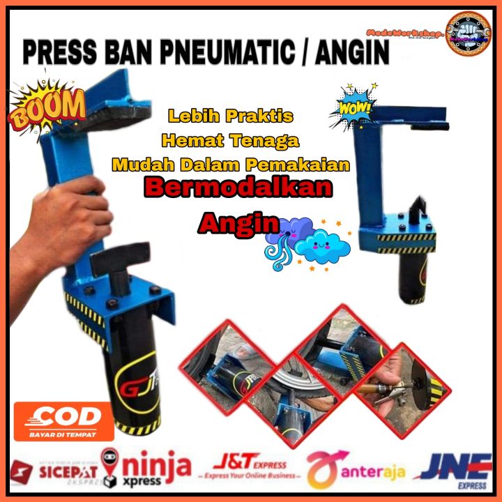 Alat press ban PNEUMATIC alat jeblos ban tubeless non tubles universal ...