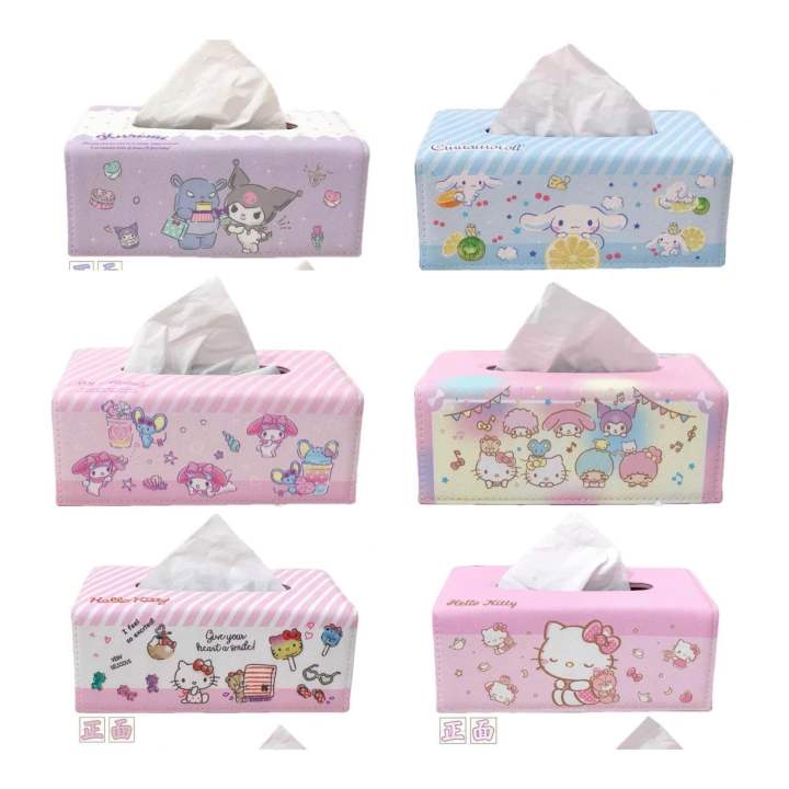 Sanrio Character Tissue Box Available in: Kuromi/Cinnamoroll/Melody ...