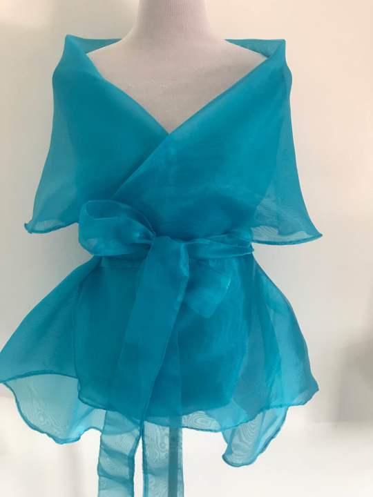 Milly’s Modern Filipiniana aqua blue plain | Lazada PH