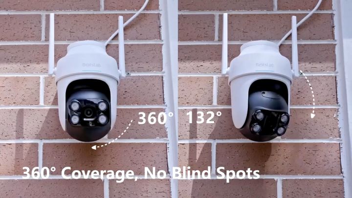 360 Botslab 4MP Outdoor Pan Tilt Pro W312 CCTV Camera Wireless QHD ...