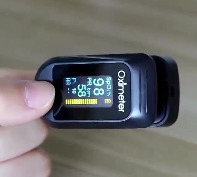 【Oximeter】Fda Finger Clip Blood Oxygen With Respiratory Rate Oxi--meter ...