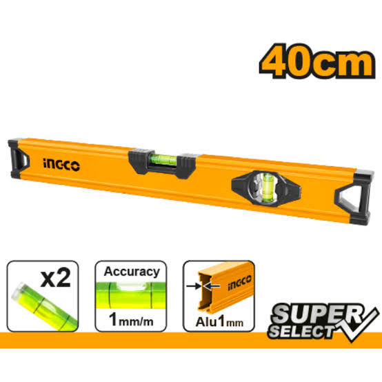 INGCO Spirit Level 40cm | Lazada PH