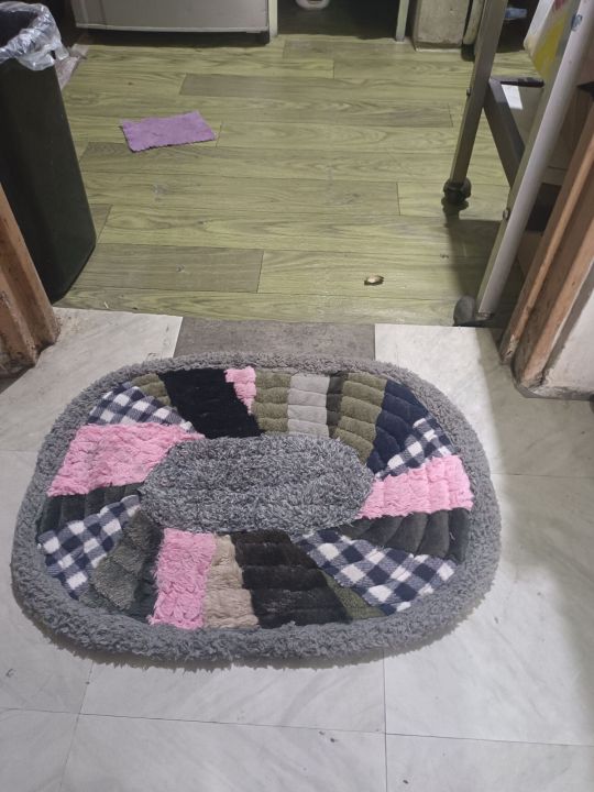 Oval Doormat,Soft and Fluffy,Basahan sa Paa,Punasan Ng Paa,Made by ...