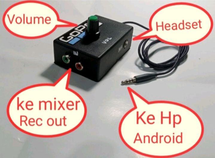 ALAT REKAM MIXER KE HP ANDROID ADA MONITOR | Lazada Indonesia