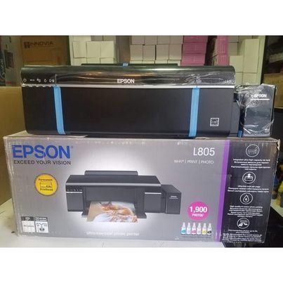 Epson L805 printer 6 colors comes with ink of you choice (dye ink ...