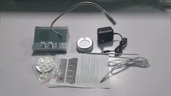 Window mic and speaker intercom Wireless Two Way Speaker Mic and Dual ...