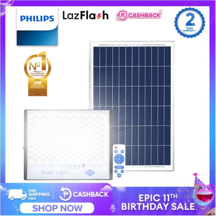 PHILIPS ORIGINAL 1000W SOLAR LIGHT LED OUTDOOR SENSOR FLOOD LAMP IP67 ...