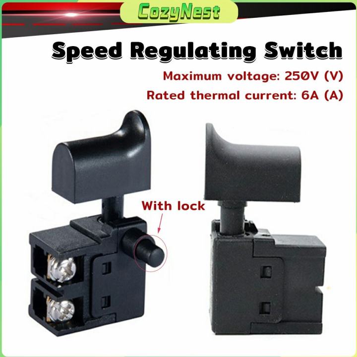 C.N Speed Regulating Switch 6A 250V for Electric Drill Hammer Tool ...