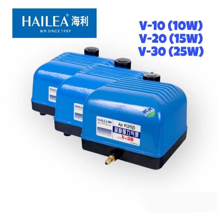 Hailea Super Silent Power Air Pump Heavy Duty use V10 V20 V30 Silent Operation Pam Akuarium Air ...