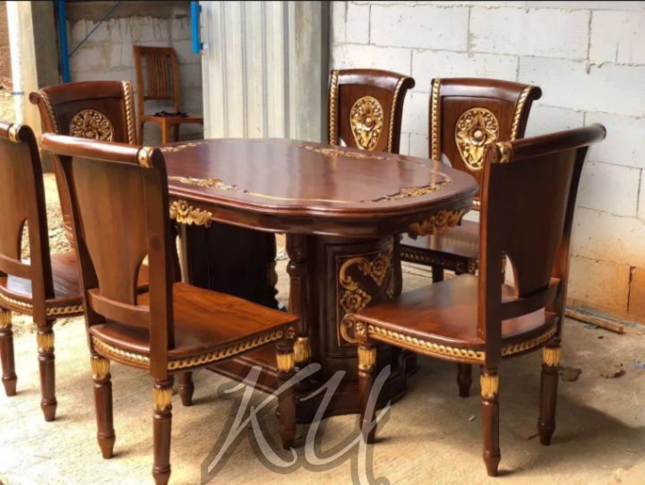 kursi makan kayu jati Jepara | Lazada Indonesia