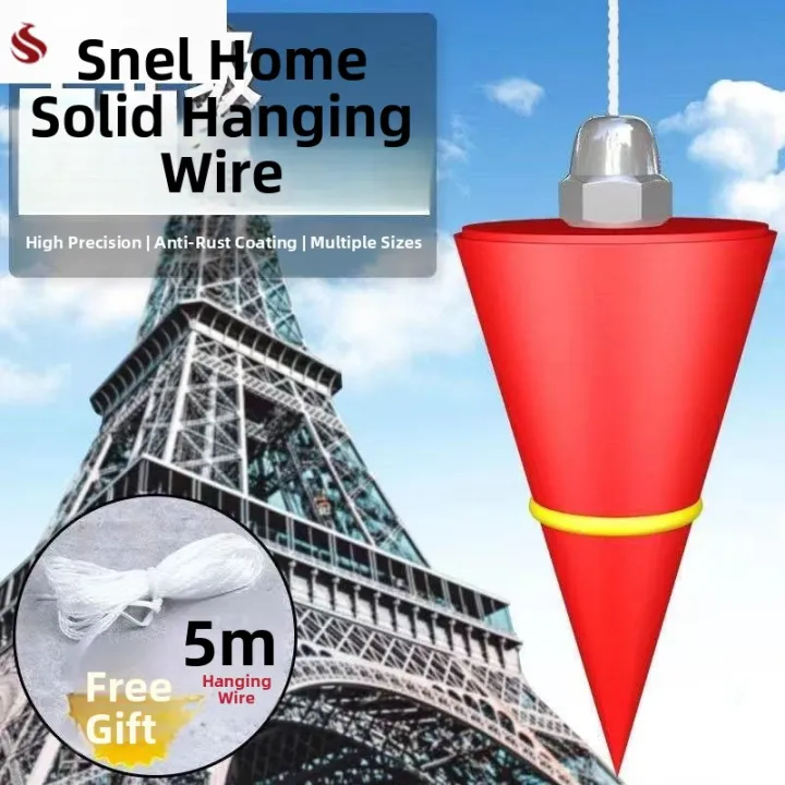 FEIZHUXIANSEN | High Precision Solid Drop Line Plumb Bob with Automatic ...