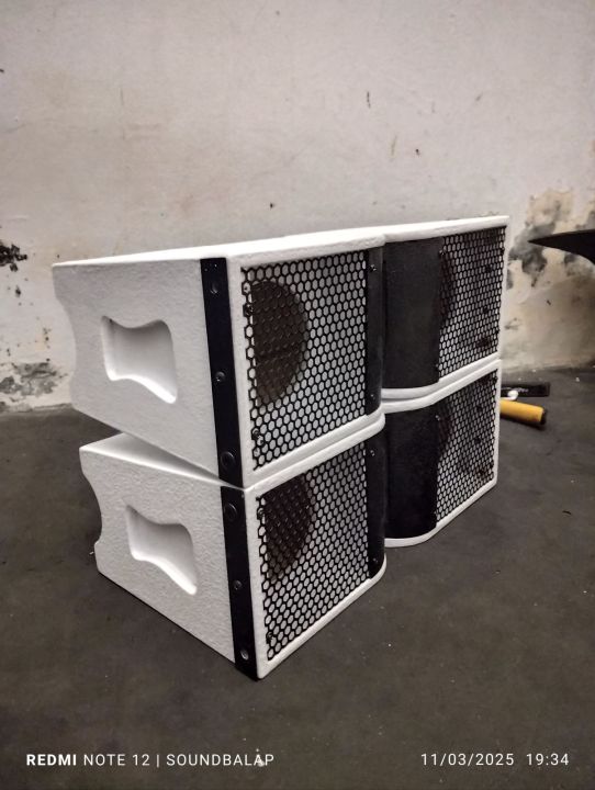 Box line array custom tarra 4 inch warna putih lengkap braket | Lazada Indonesia