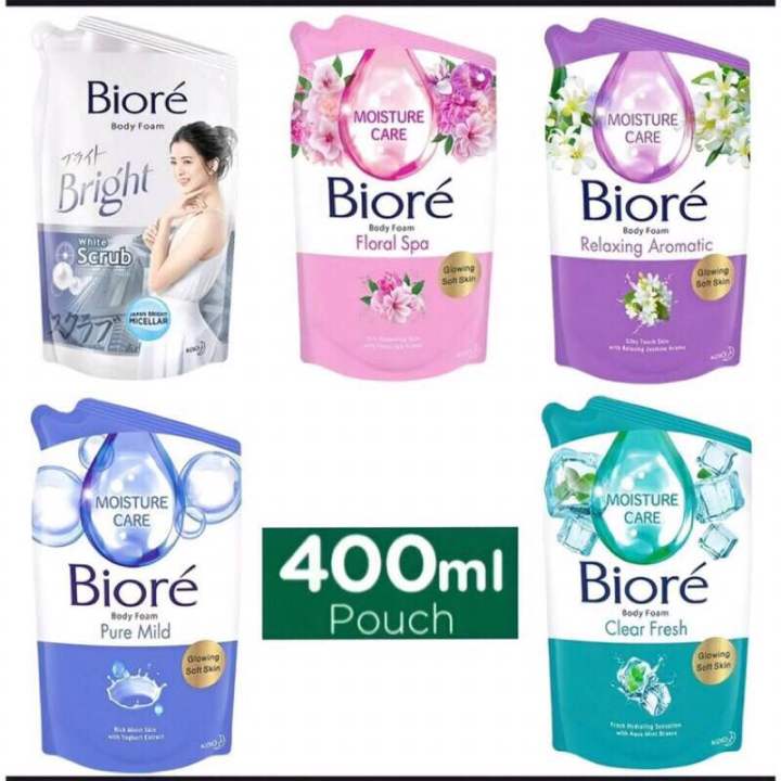 Biore Body Foam Moisture Care 400ml&380ml | Lazada Indonesia