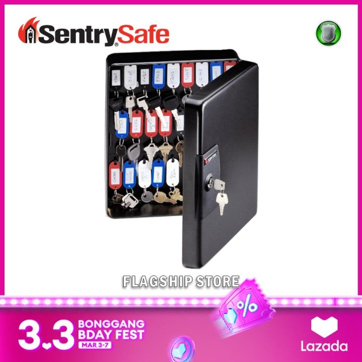 SENTRY SAFE KB-50 Security Protection Key Box with Key Lock - 50 Keys ...