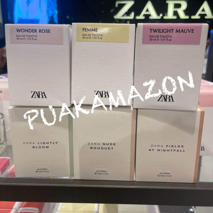 Zara ซาร่า น้ำหอม ขนาด 30 มล. ml. femme, field at night fall, deep ...