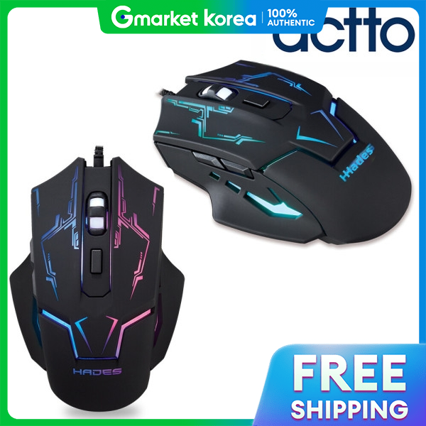 ACTTO | Hades Led Wired Gaming Mouse 6-Button Game Mouse Gmsc-15 ...