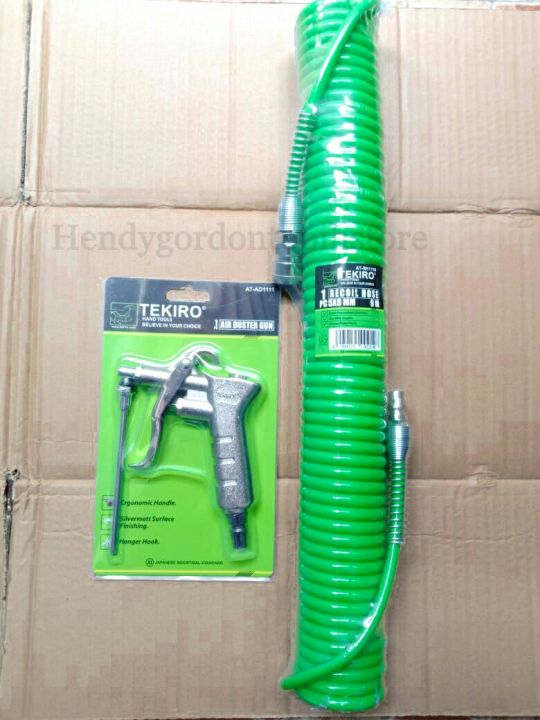 TEKIRO Selang recoil 9 Meter Set air duster gun Tekiro Paket alat isi ...