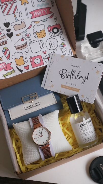 Kado Birthday Hampers Gift Box Hari Raya Hadiah Perempuan Wanita Cewek ...