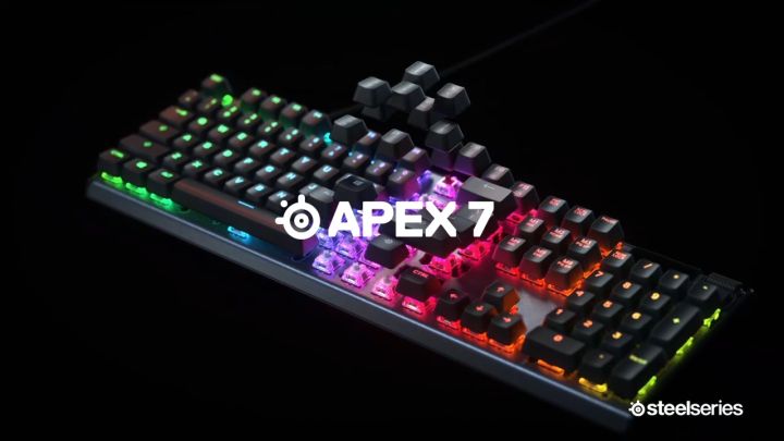 SteelSeries Apex 7 TKL Red Switch RGB Mechanical Gaming Keyboard ...