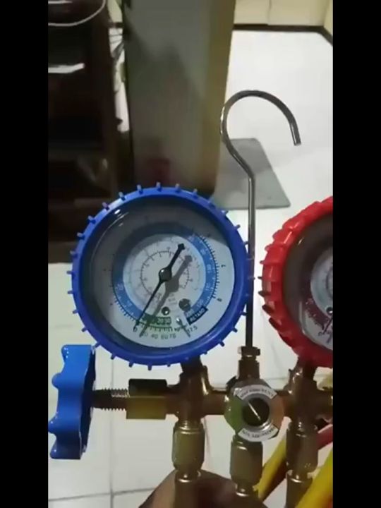 Complete Kit with Double Manifold Automotive Air Conditioner R134a ...