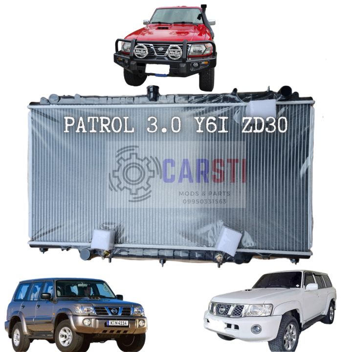 RADIATOR PATROL NISSAN GU SS ZD30 Y61 PLASTIC FULL ALUMINUM AUTOMATIC ...