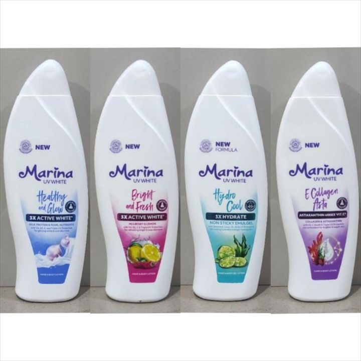 Marina Hand and Body Lotion natural/UV whitening | Lazada Indonesia