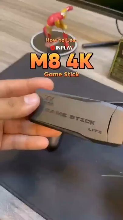 เกมคอนโซลวิดีโอเกมคลาสสิก ไร้สาย 4k M8 20000 แบบพกพา M8 เกมคอนโซลควบคุม แบบไร้สาย สไตล์เรโทร ...