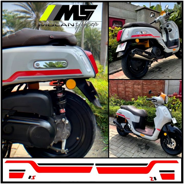 Cutting Sticker Striping Variasi Yamaha Fazzio 125 - Yamaha Fazzio ...