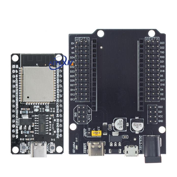 ESP32 Development Board CH340C WiFi+Bluetooth Ultra-Low Power Dual Core ...