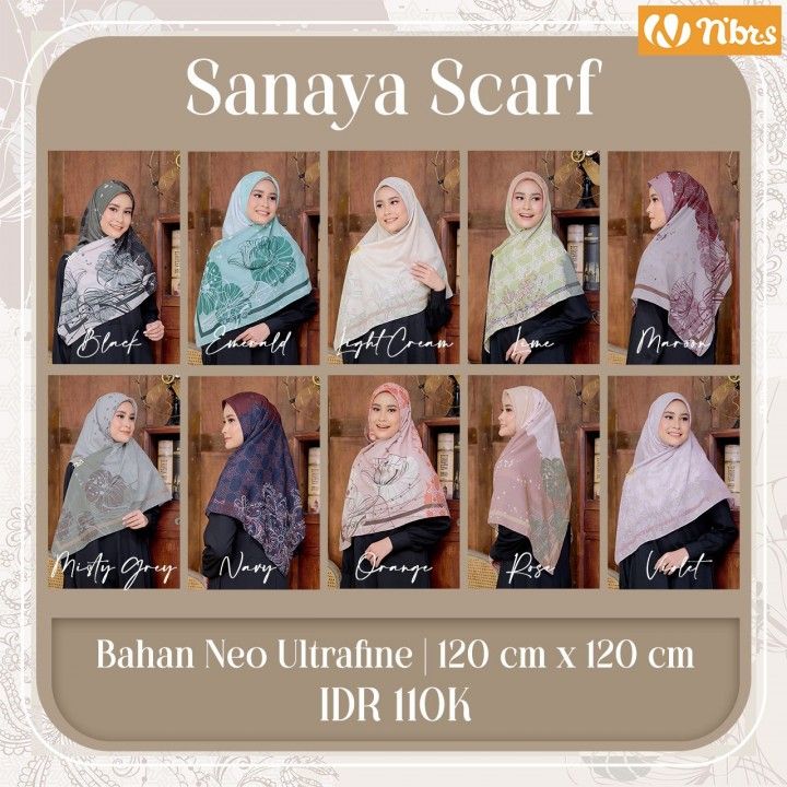 NIBRAS SANAYA HIJAB NIBRAS | Lazada Indonesia