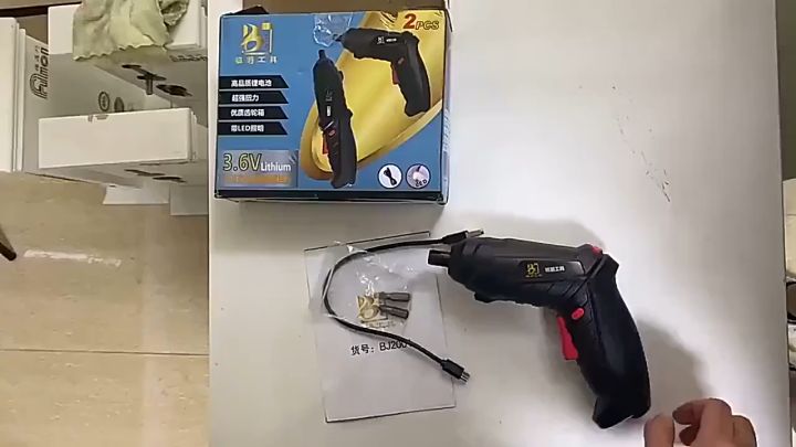 REAIM Mesin Cordless Screwdriver 4.2V Mesin Bor 49pcs Obeng Mini Obeng ...