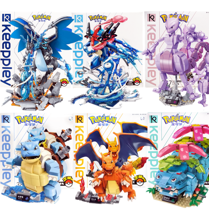Original Keeppley Pokemon DIY Building Blocks Pikachu Charizard ...