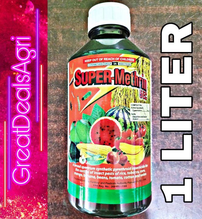 SUPER-METHRIN 5EC CYPERMETHRIN INSECTICIDE (1 LITER) BY ARIES RNE ...