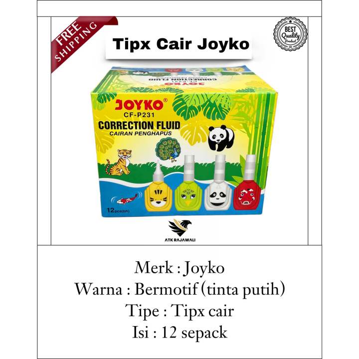 Tipx Joyko CF-P231 Motif | Correction Fluid Cairan Penghapus Tinta ...