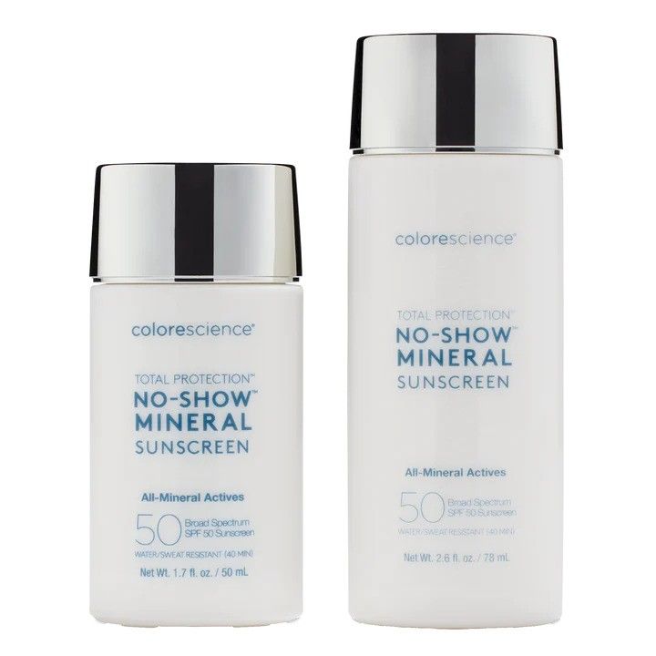 Colorescience No-Show™ Mineral Sunscreen SPF 50 (50ml / 78ml) - All ...