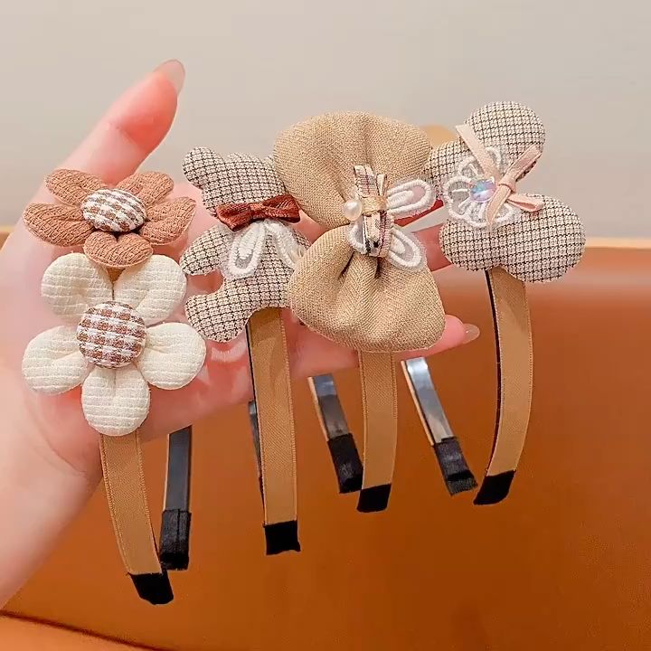 Bando Anak Perempuan Korea Bunga Pita Beruang Bendo Bondu Bandana ...