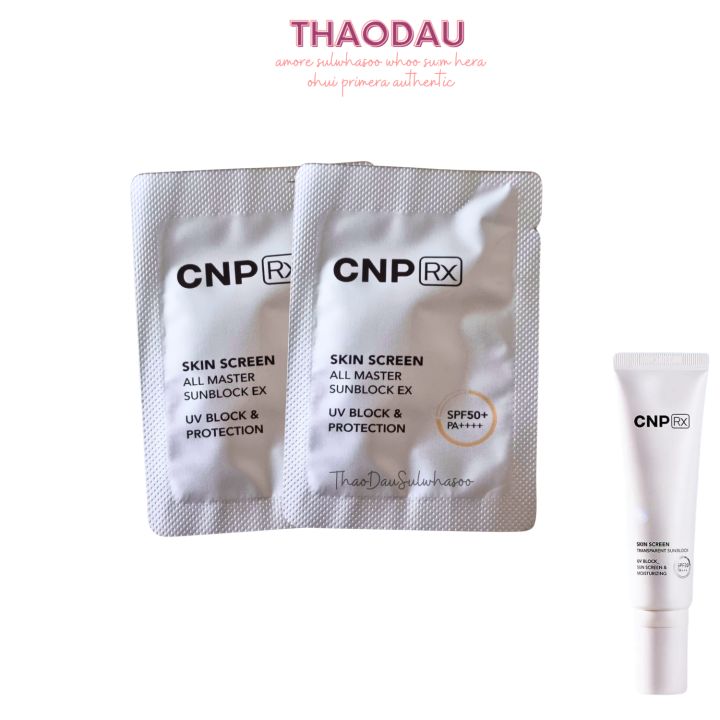 Cnp Skin Screen All Master Sunblock Ex - Gói Sample Kem Chống Nắng ...