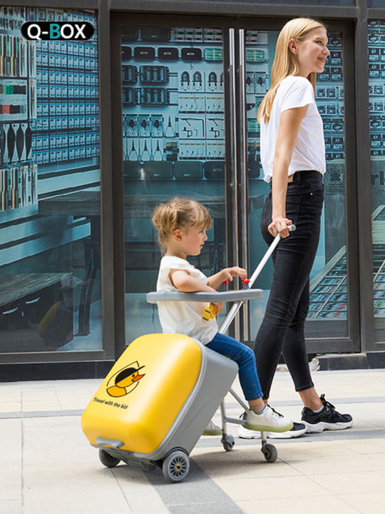 Qbox Children's Luggage Cartoon Pull Rod Travel Suitcase Boys Girls ...