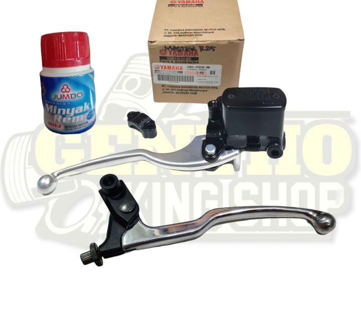 MASTER REM YAMAHA R25 ORIGINAL SET HANDEL REM DAN KOPLING SET BONUS OLI ...