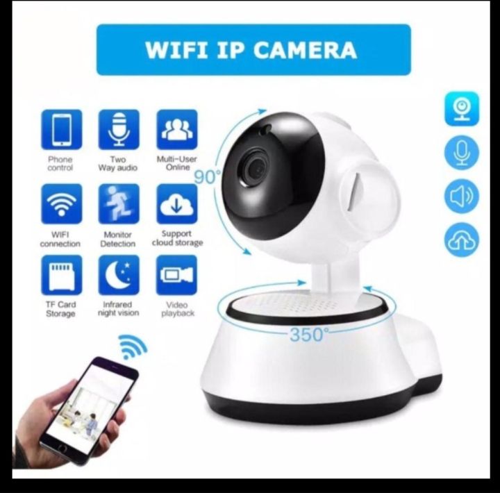 IP Camera Wifi CCTV V380 HD960P Q3S Wireless IP Kamera APP Control ...