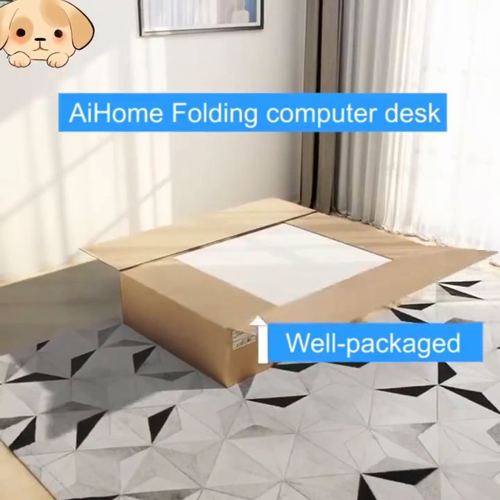 LALA 120CM Double Layer Folding Table Foldable Banquet Table Office ...